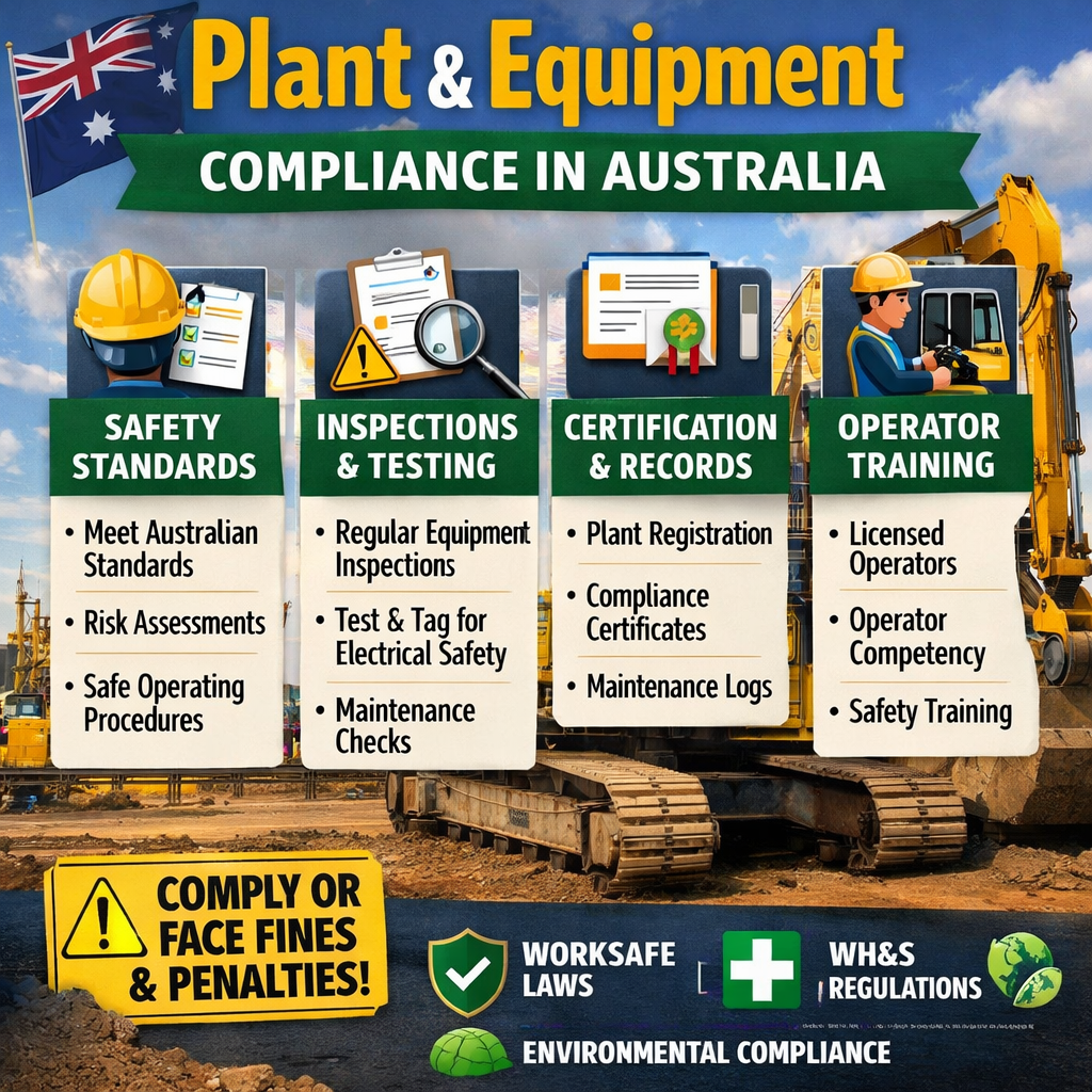 Plant & Equipment Compliance in Australia: A Practical Guide